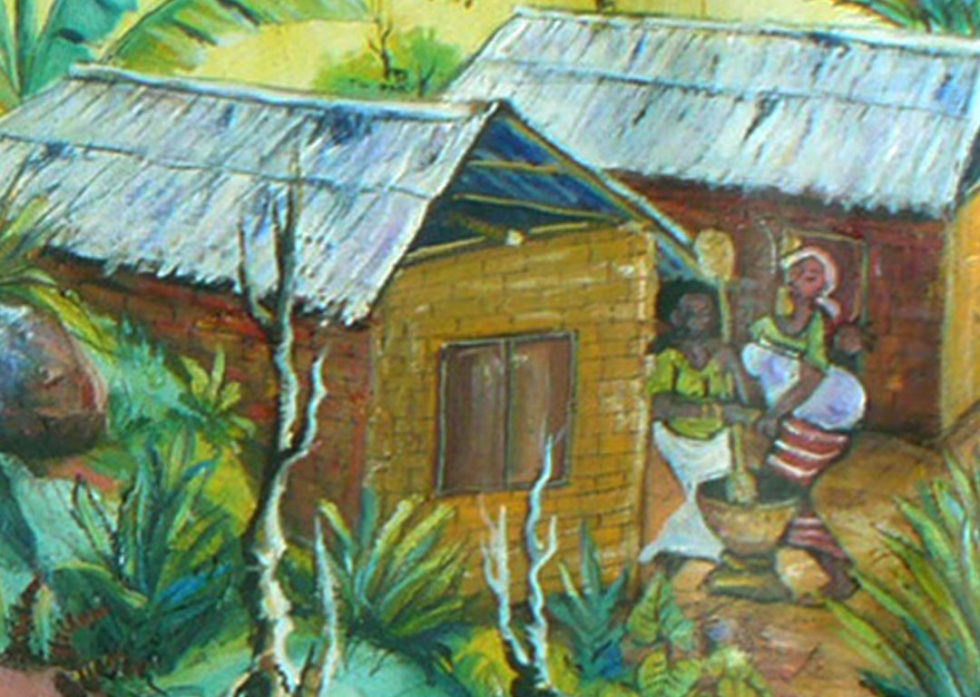 The Bush Doctor | Art Cameroon African Paintings