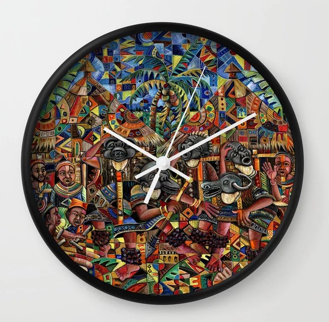 African Juju Society VII • Art Cameroon African Paintings