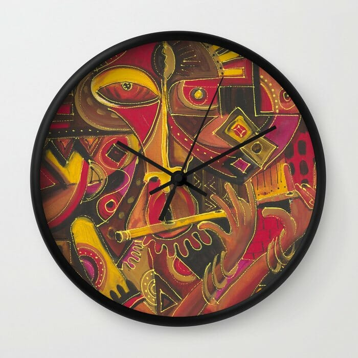 The Flutist | Art Cameroon African Paintings