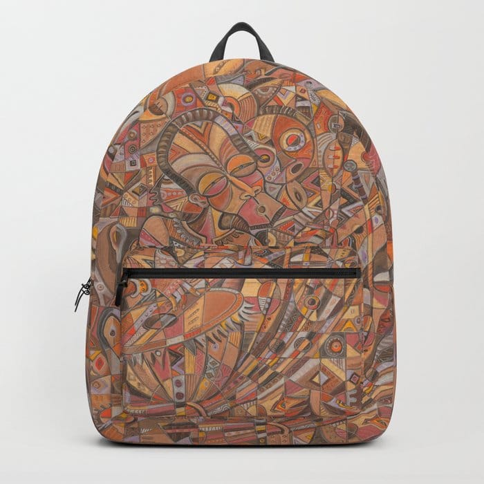 The Kora Player II | Art Cameroon African Paintings