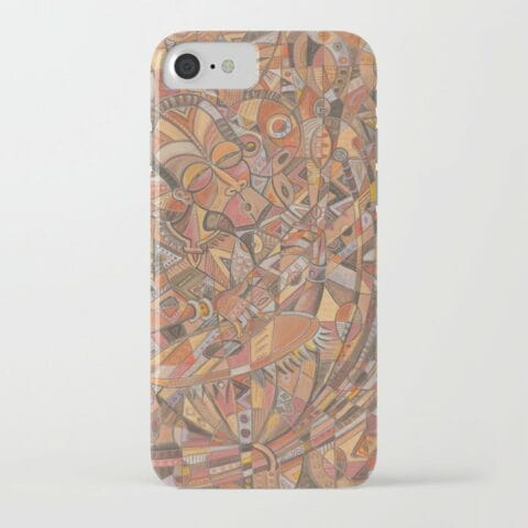 The Kora Player VII | Art Cameroon African Paintings